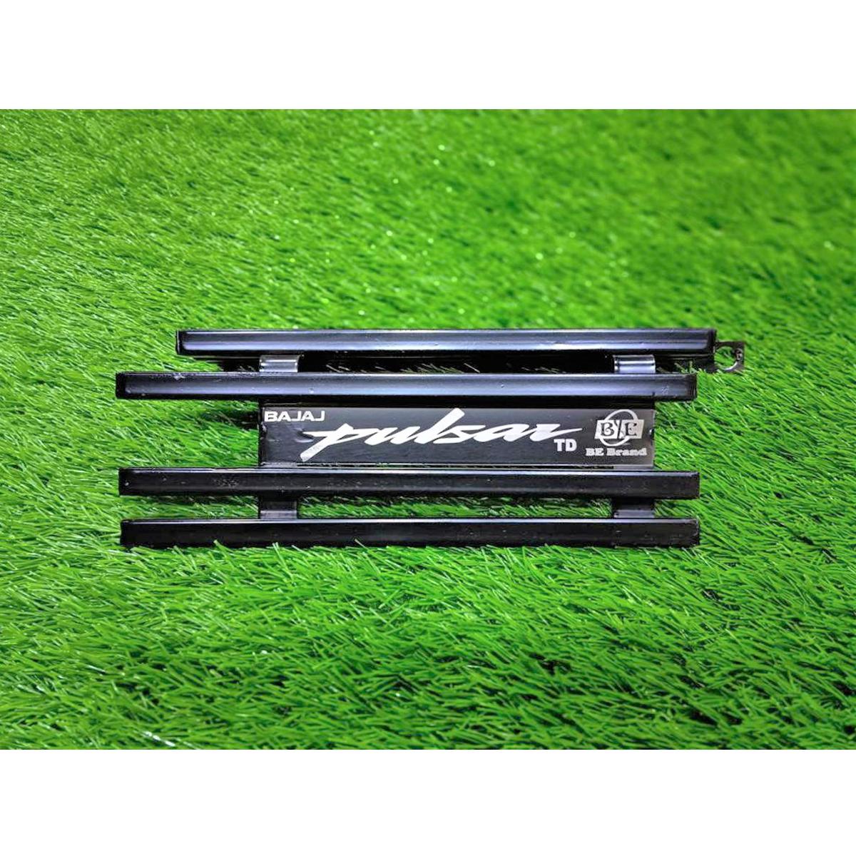 Bajaj Pulsar Double Disc Silencer Cover Black Metal Box khacha with ...