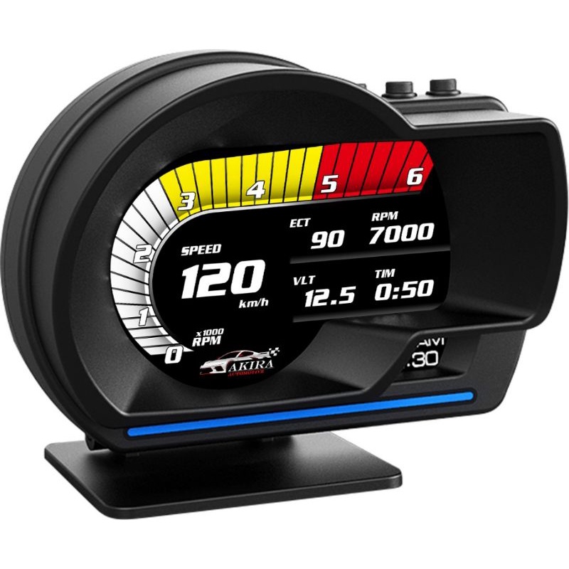 ⭐ [100% ORIGINAL] ⭐ ‼️IMPROVED VERSION‼️AKIRA P6 OBD Gauge OBD2 Meter ...