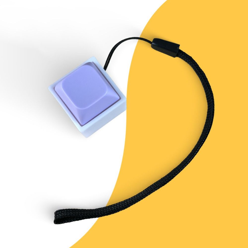 Key Chains Click Button Fingertip Button Keychain ABS Trinket ...