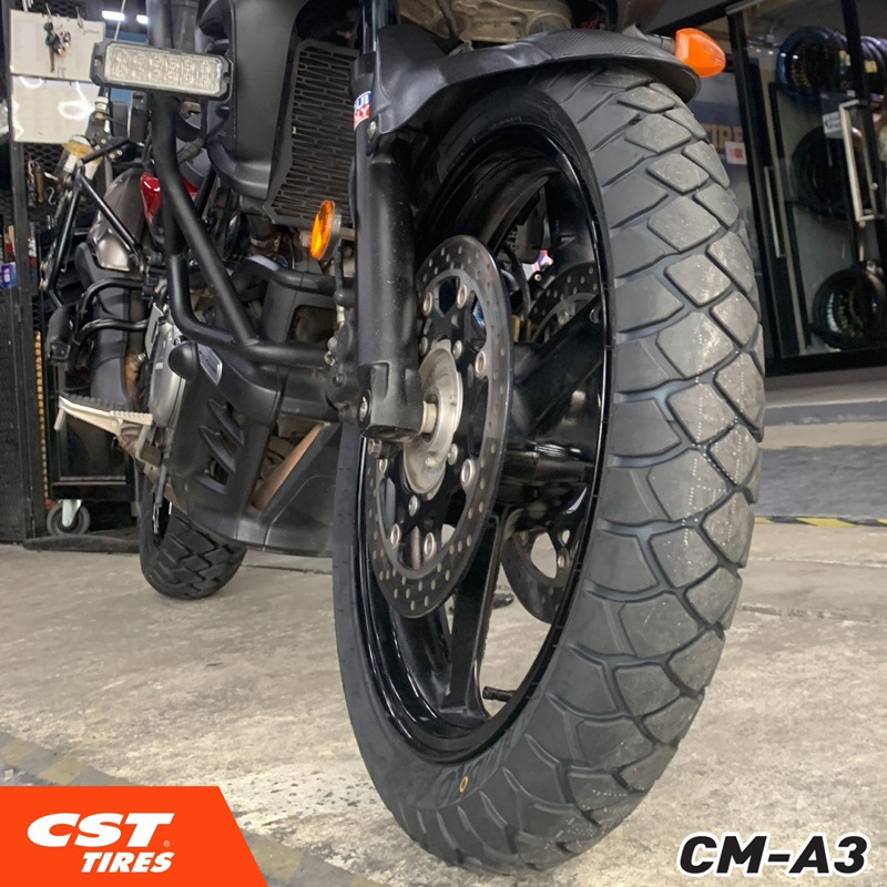 [ใหม่] ยางมอเตอร์ไซค์ CST รุ่น CM-A3 ลายกึ่งวิบาก ตรงรุ่น CB 500X / V-STROM / TENERE | Lazada.co.th