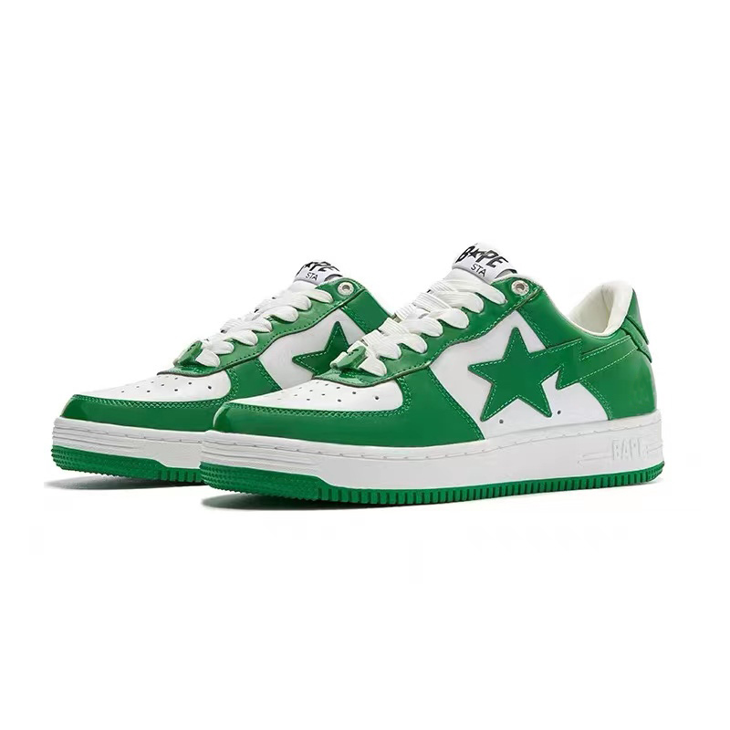 Bape STA Ape-Men Star Pattern Travis Scott Low Cut Sports Basketball ...