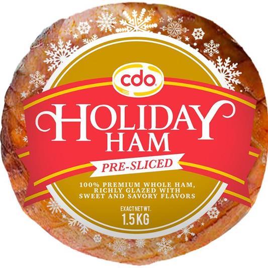 CDO Holiday Ham Pre Sliced 1.5kg | Lazada PH