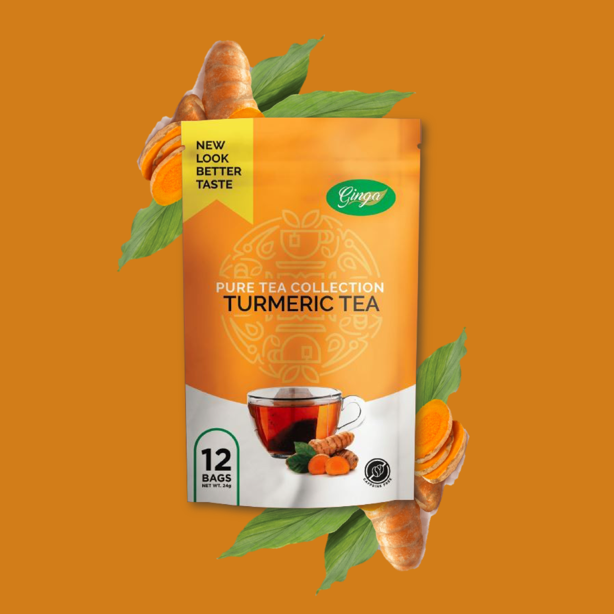 Ginga Turmeric Pure Tea 24g | Lazada PH