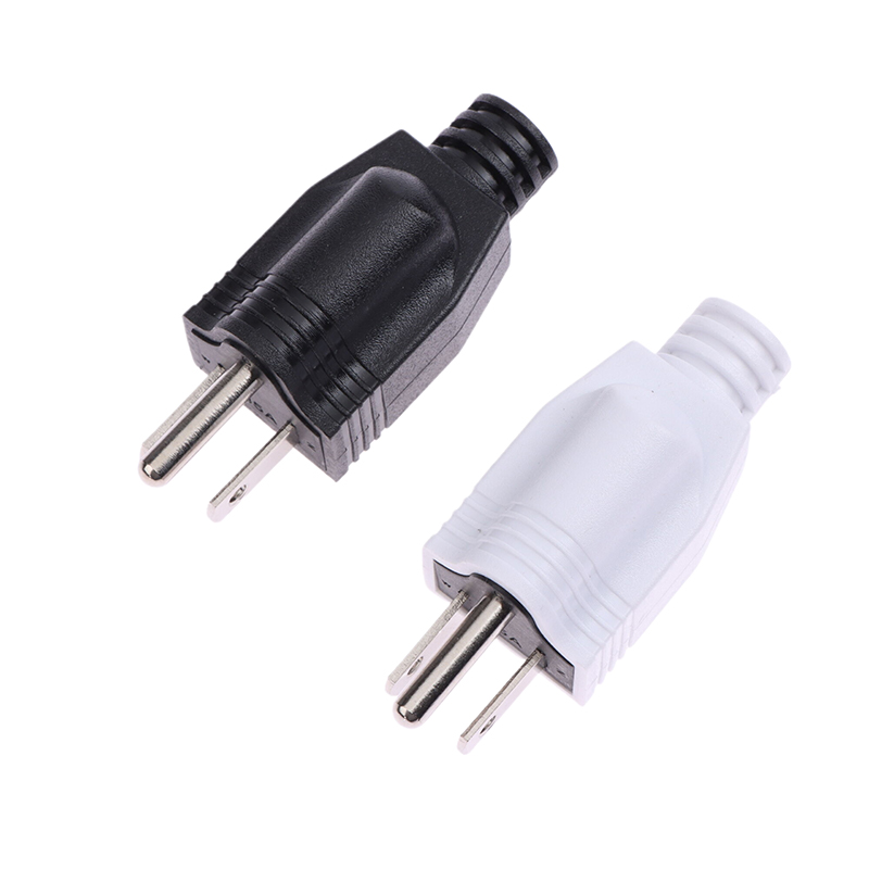 US American 3 Pin 5-15P AC Electrical Power Male Plug Adaptor Cord ...