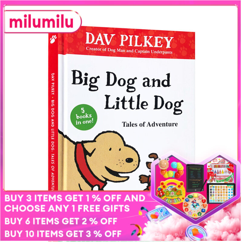 milu Original English Picture Book Big Dog and Little Dog51 Full Color ...