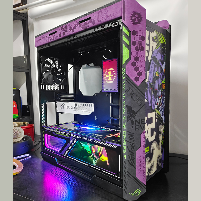 Custom ASUS ROG Sun God turned fur color belief non-chassis blowing ...