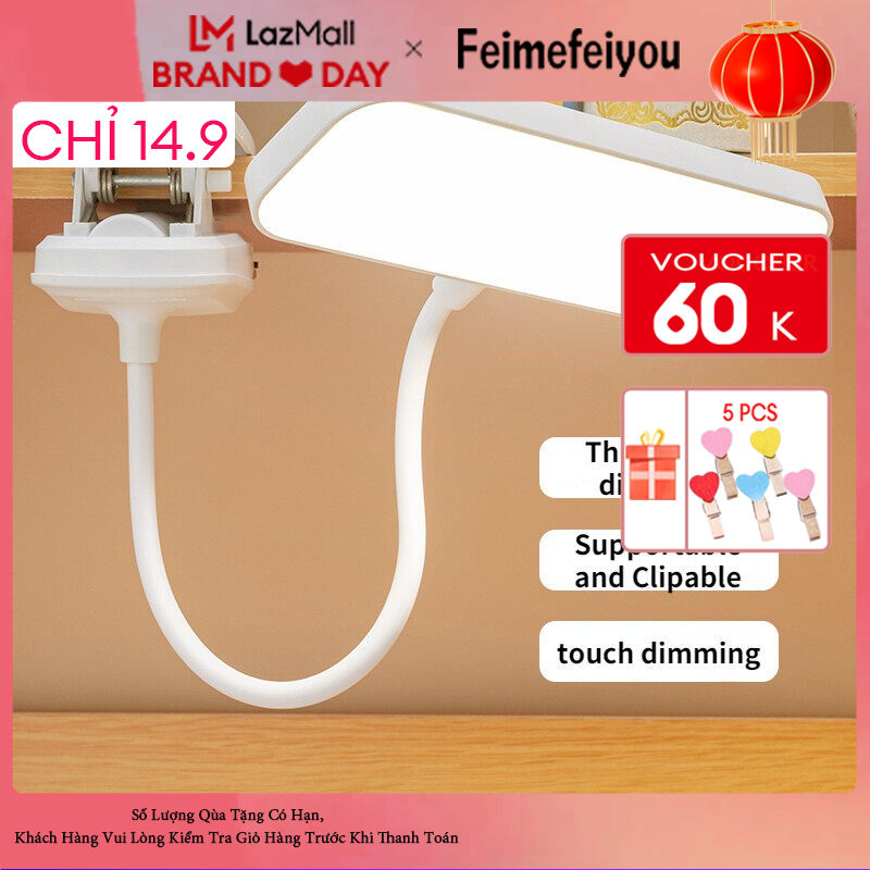 Clipable table lamp study lamp usb light Rechargeable LED desk lamp 桌灯 ...