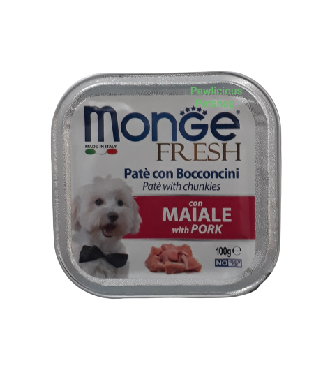 Monge Fresh Pate with chunkies with Pork 100g | Lazada PH