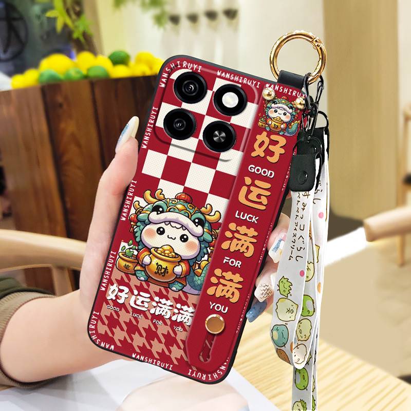 Phone Holder Soft case Phone Case For ZTE Blade A35/A55 Durable Cartoon ...