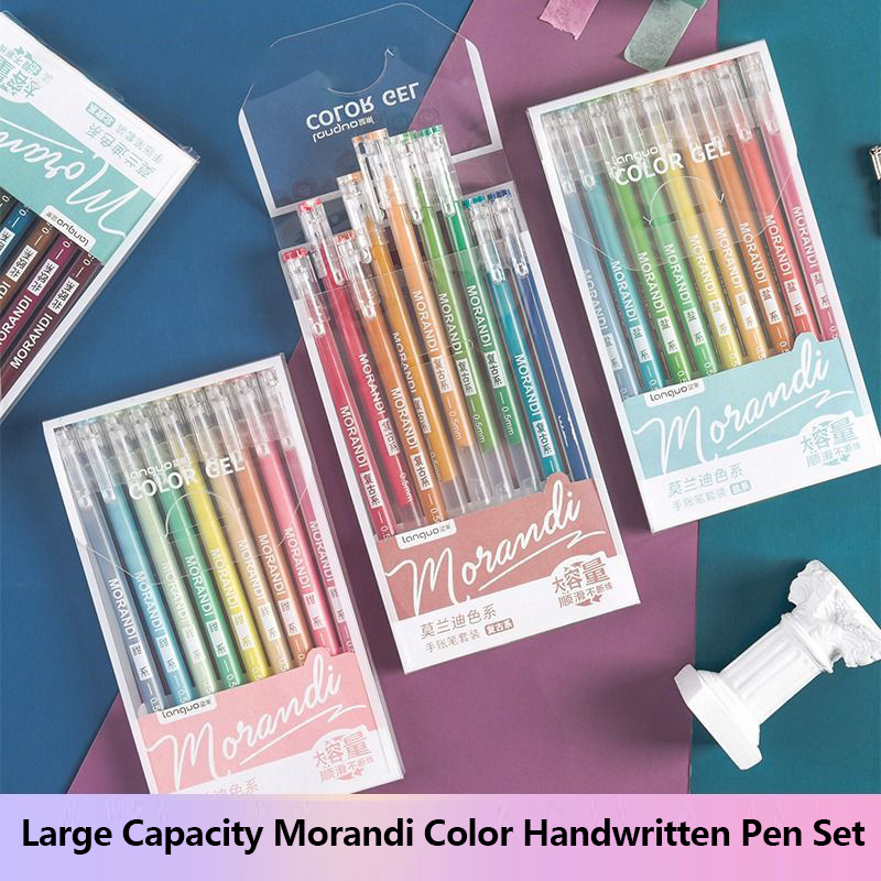 6/9Pcs Student Coloring Drawing Doodling Art Markers Pen DIY Morandi ...