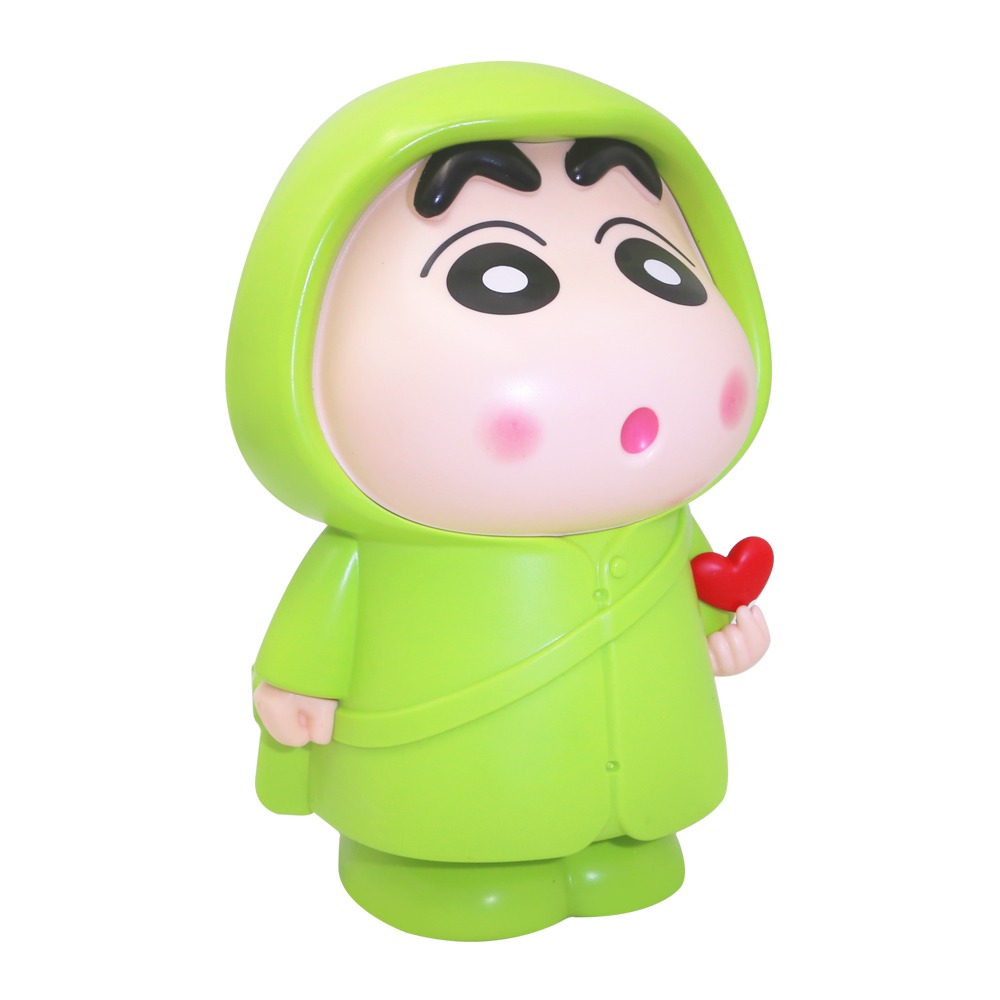 Creative Green Raincoat Crayon Shin-chan Savings Decorative Crayon Shin ...