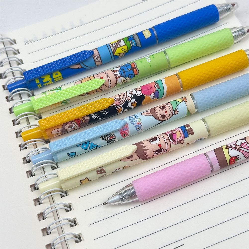 Cute Cartoon Labubu Gel Pens 0.5mm Handwriting Ballpoint Pen Smooth ...