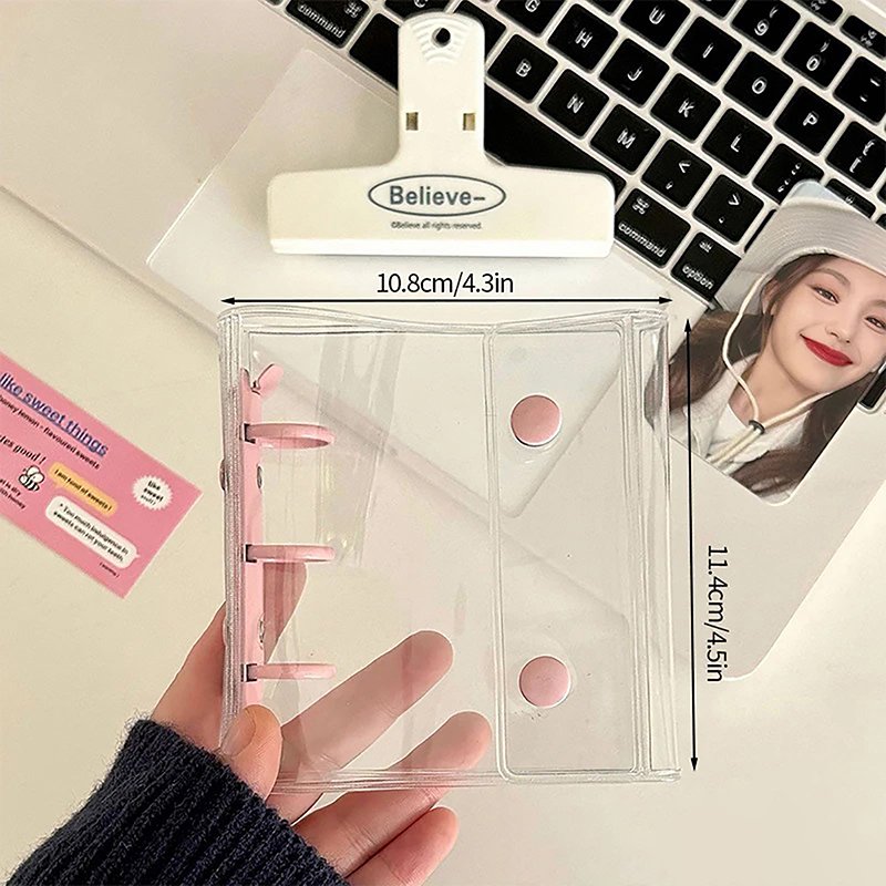 Transparent Binder Photo Album Kpop Photocard Holder Idol Card Collect ...