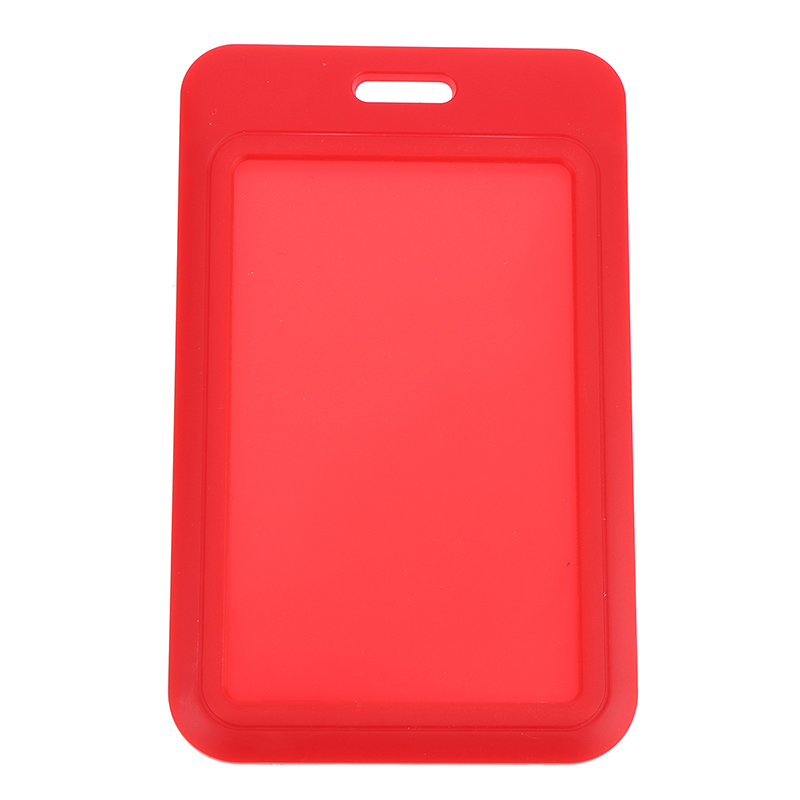 1Pc Two-Sided Credit Card Cover Hard Plastic Badge Holders With Slot ...