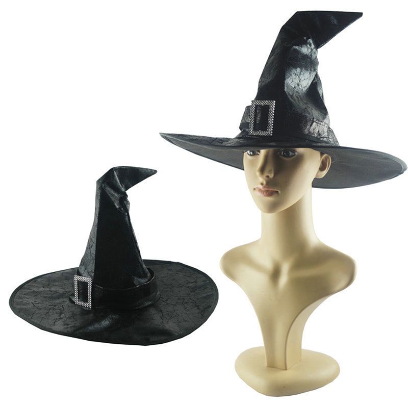 Leather Witch Wizard Hats Party Headgear Halloween Party Props Cosplay ...