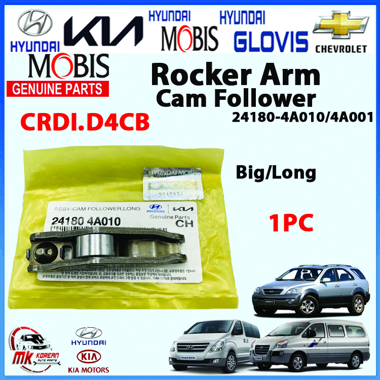 [GENUINE] Rocker Arm/Cam Follower. 1 PC. Big/Long. D4CB.CRDI.Diesel ...