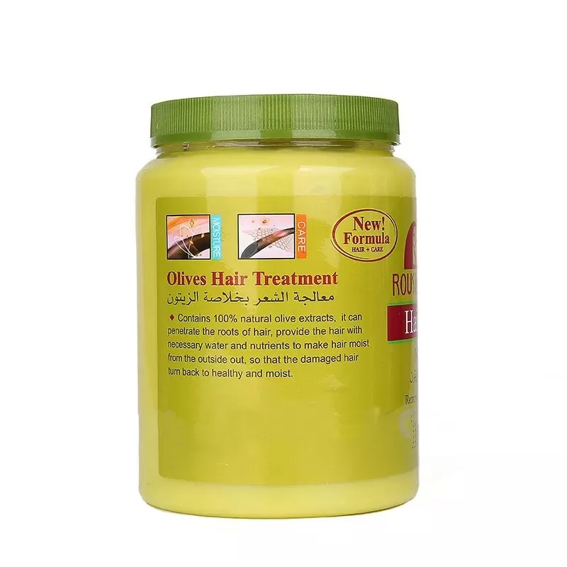 Roushun Refreshing And Smoothing Olive Hair Treatment 500Ml | Daraz.lk