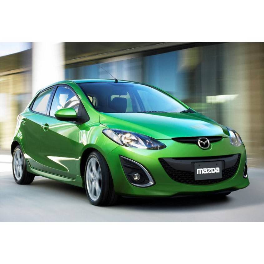 Mazda2 DE / Mazda2 Skyactiv คิ้วรีดน้ำเส้นนอก สีดำ ( Mazda แท้ศูนย์ 100 ...