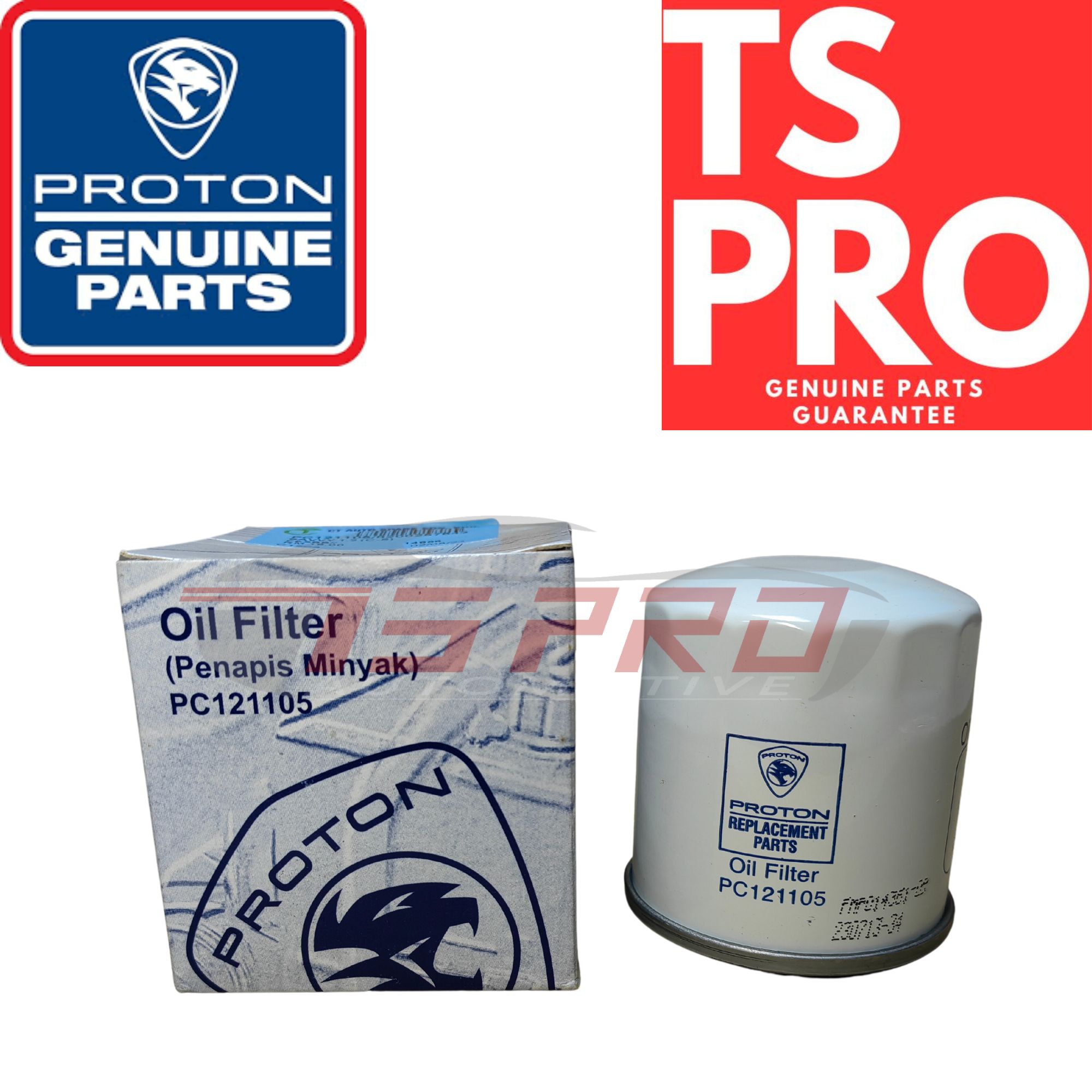 Proton Savvy Genuine Engine Oil Filter Enjin Penapis Minyak PC121105 ...
