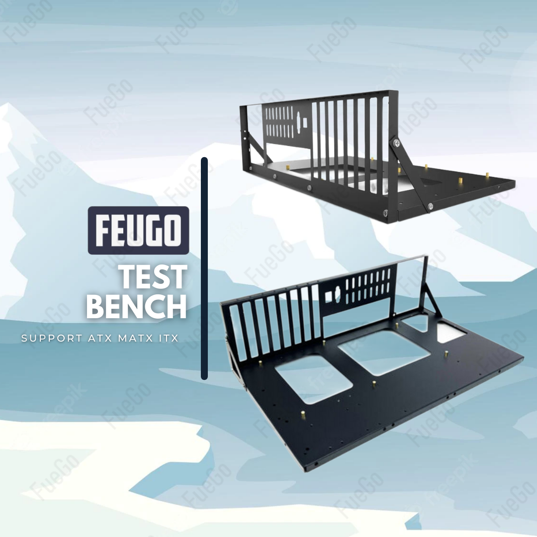 Easy Upgrade D.I.Y. PC Desktop Test Bench GPU Mining Miner Frame Case ...