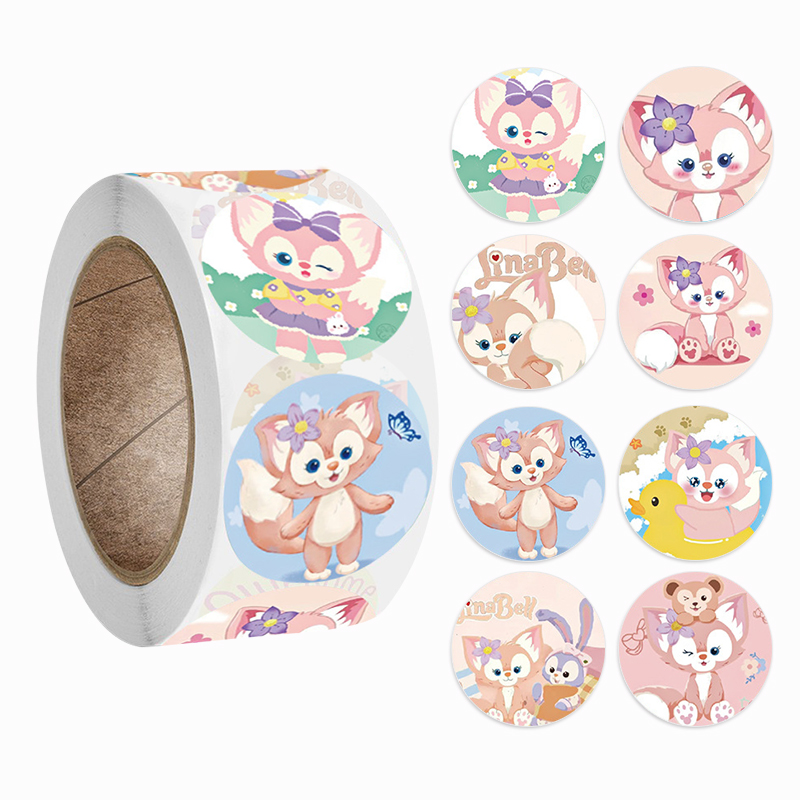 สติ๊กเกอร์การ์ตูน 500 แผ่น สติ๊กเกอร์ สติ๊กเกอร์ขอบคุณ สติ๊กเกอร์เบเกอร ...