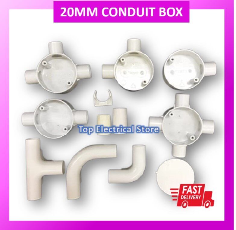 20MM 3/4'' PVC CONDUIT BOX FITTING ACCESSORIES | Lazada