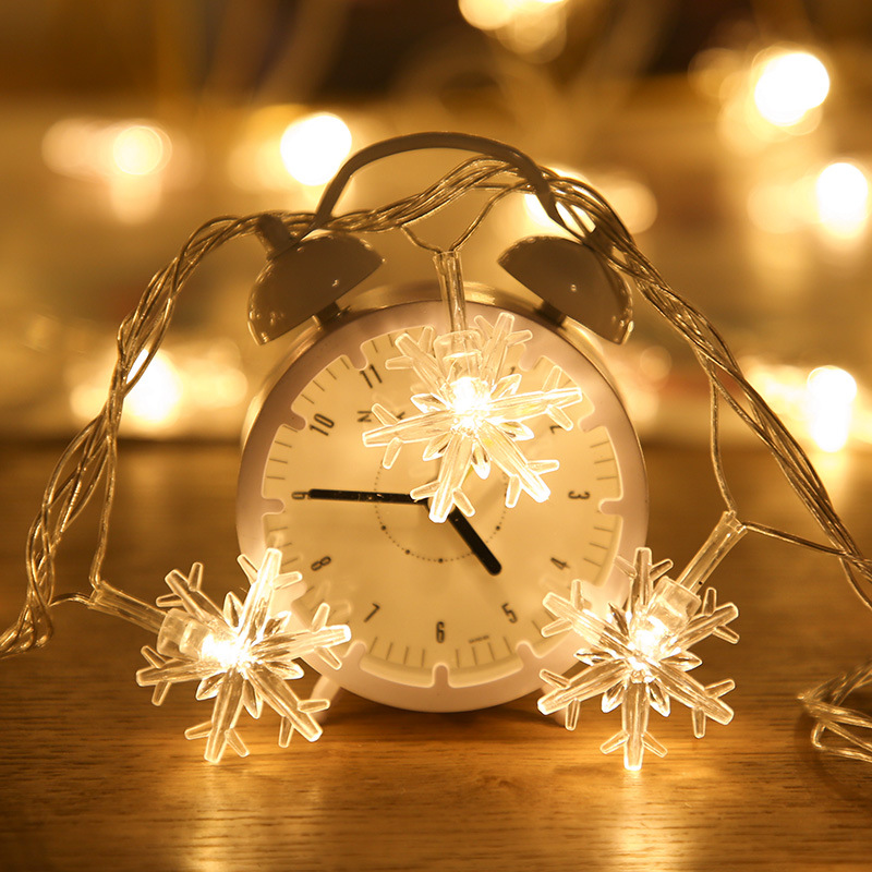 SG Ready Stock | LED Snowflake Fairy String Lights Garland Gypsophila ...