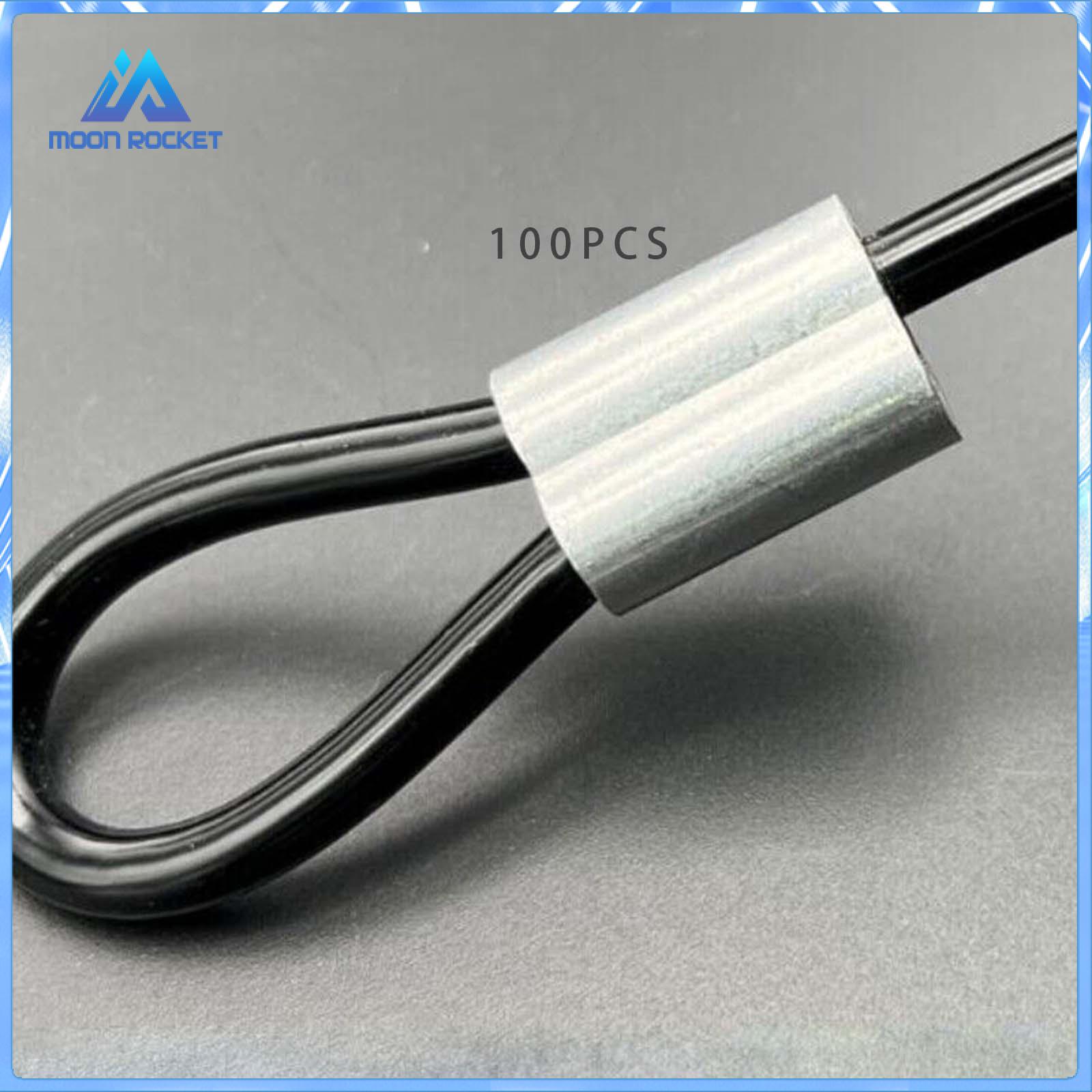 Moon ROCKET 100x Wire Rope Aluminum Sleeves Steel Wire Rope Aluminum ...