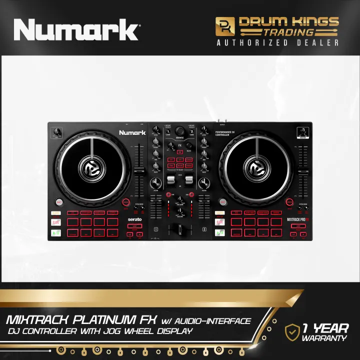 Numark Mixtrack Platinum FX 4-Deck Advanced DJ Controller with Jog ...