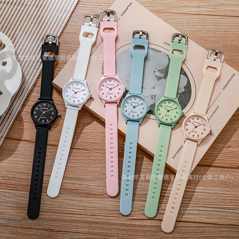 【New arrival】Cherry Blossom Color High-End Quartz Watch for Teenagers ...