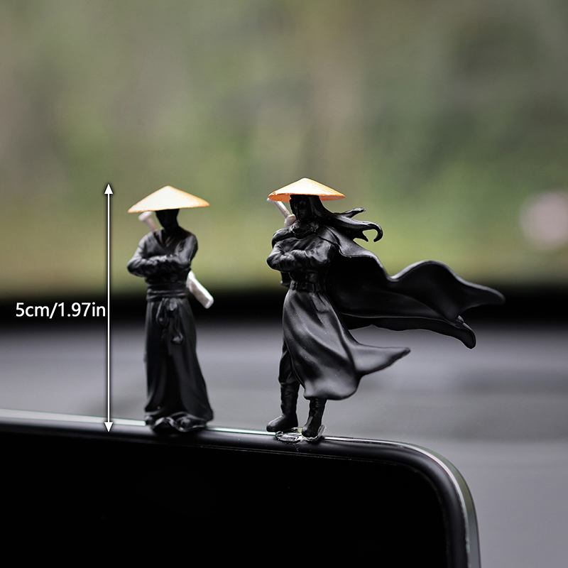 50mm Resin Mini Figures Model Ancient Japanese Chinese Ninja Samurai ...
