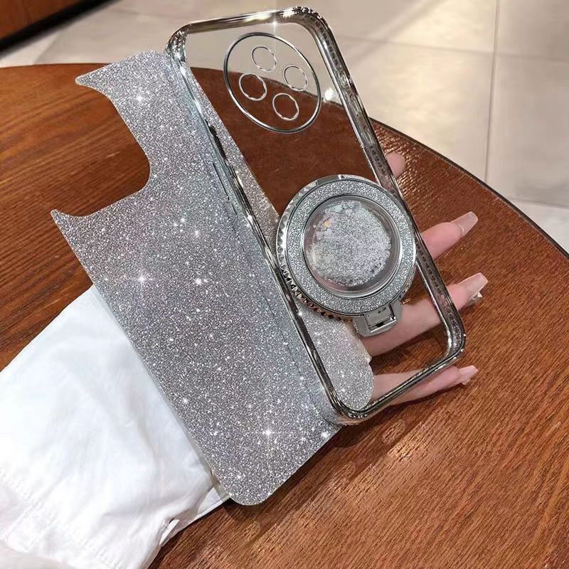 New Phone case iphone 17 Pro Back cover with Liquid Glitter Quicksand ...