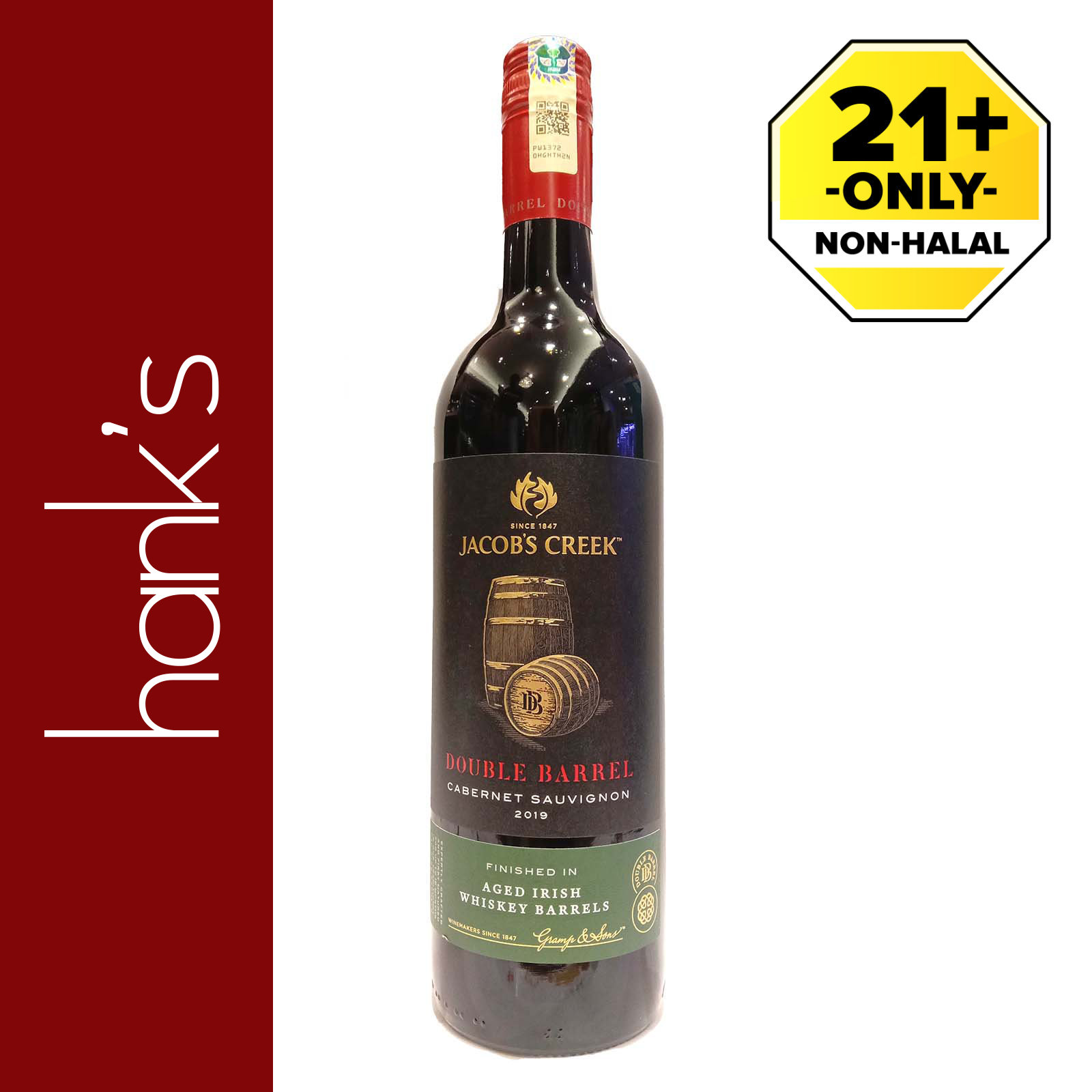 Jacobs Creek Double Barrel Cabernet Sauvignon Red Wine 750ml | Lazada