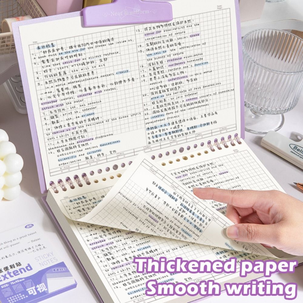Thickened B5 Loose-leaf Notebook Grid/Horizontal Line To Do List Diary ...