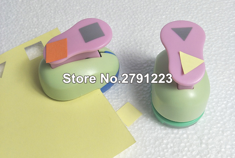 【Must-Have Accessories】 Square Triangle Geometry Craft Hole Punch Set ...