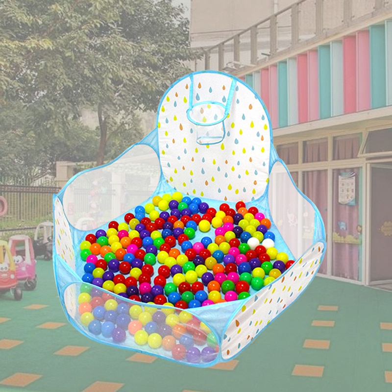 (TQHJ) Portable Foldable Baby Playpen Children Ball Pit with Basketball ...