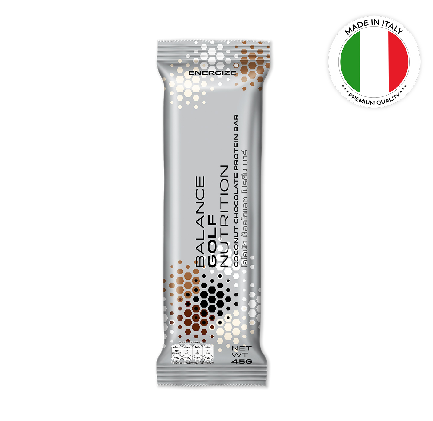 ENERGIZE PROTEIN BAR : Coconut Chocolate (เอเนอร์ไจซโปรตีน ผลิตภัณฑ์ ...