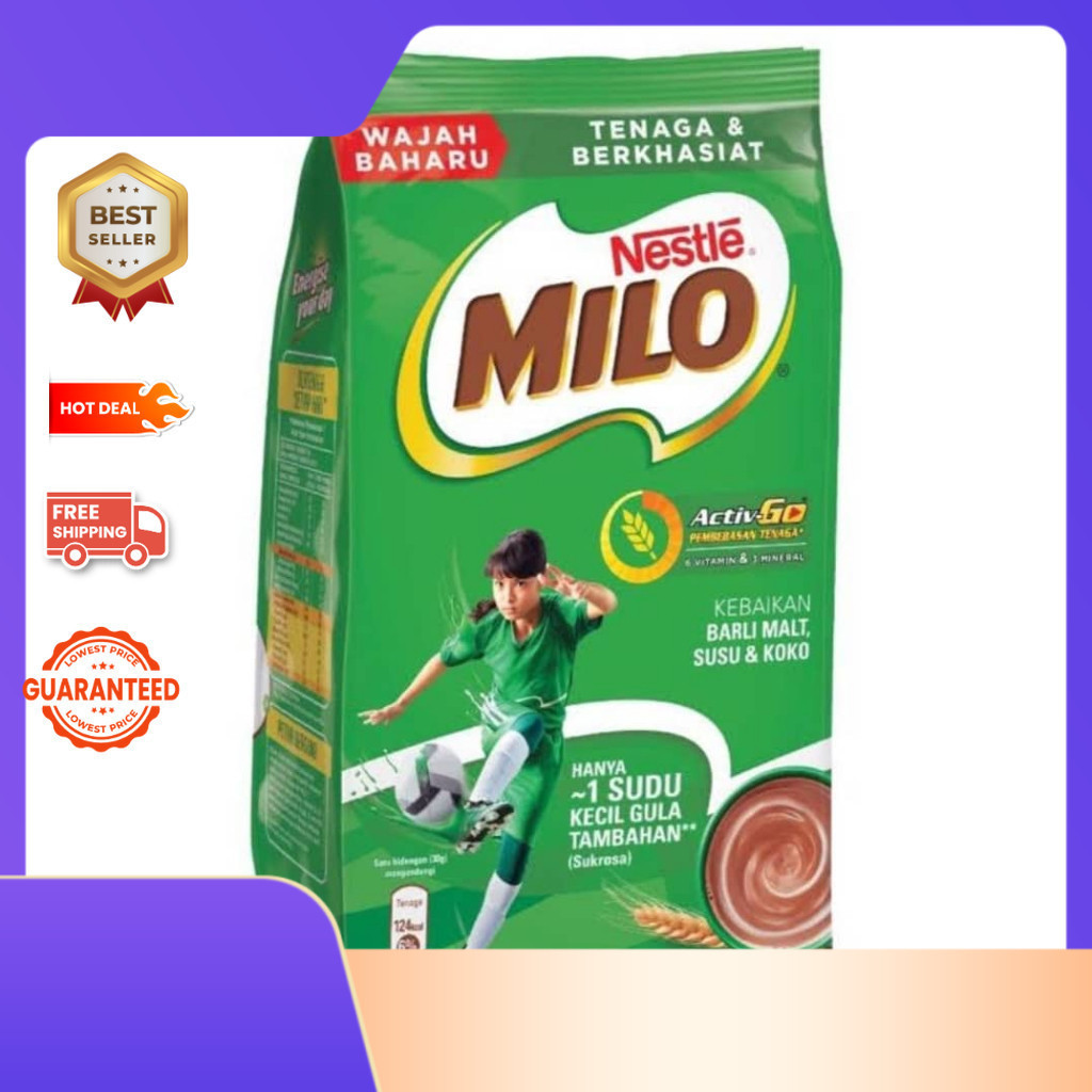 NESTLE MILO Activ-Go (1kg)-400G-200G | Lazada