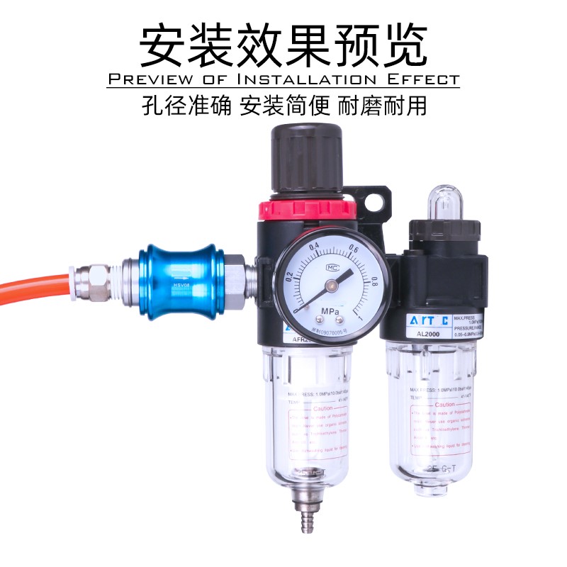 Airtac Typehand Slide Valve Connector Hsv- 06 08 10 15 Ss Ff Sf Double ...