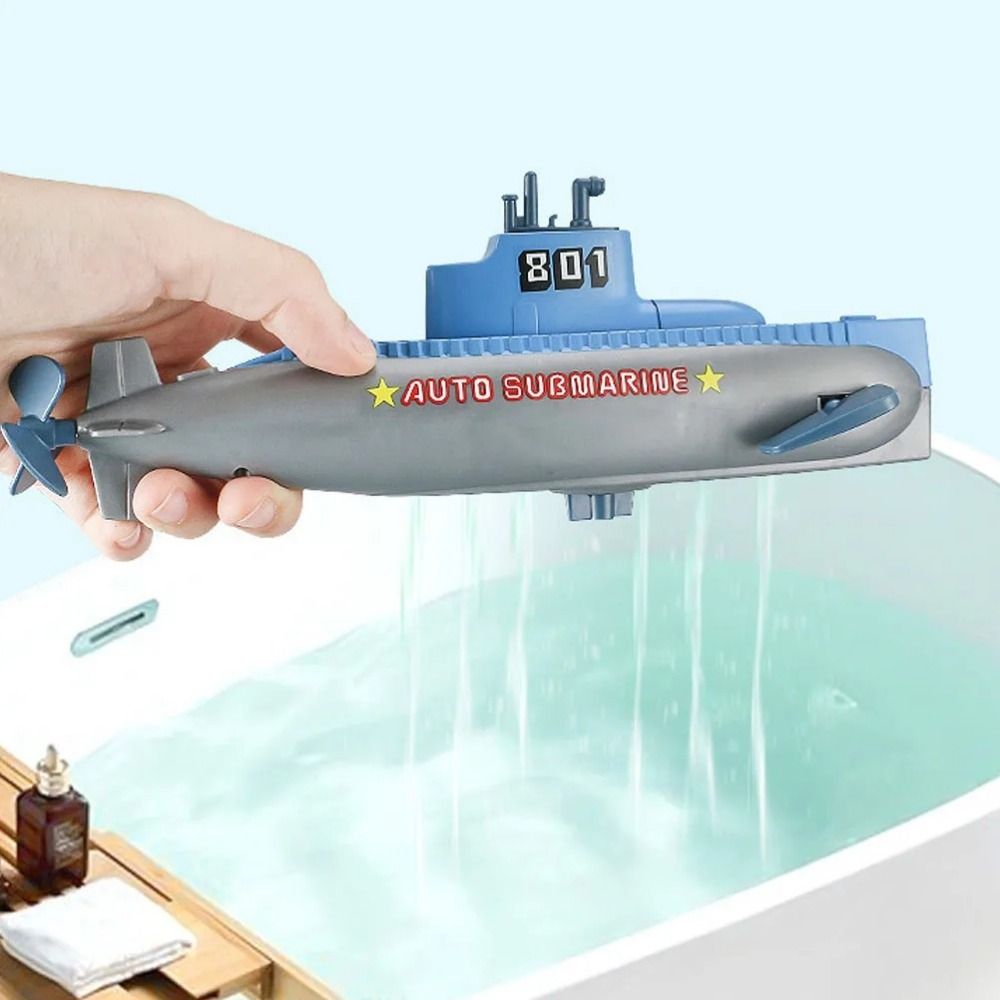 Cartoon Water Spray Playing Submarine Toys Submarine Diver Bath Shower