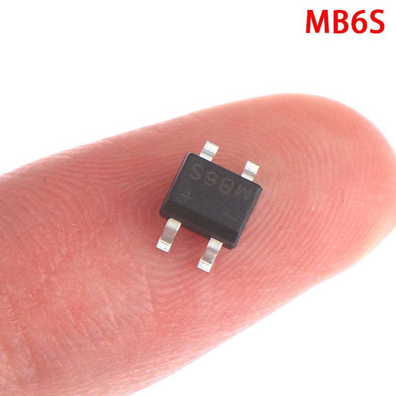 [Shelleys] 50pcs MB6S 600V 0.5A SOP-4 Rectifier Diode Bridge Patch ...