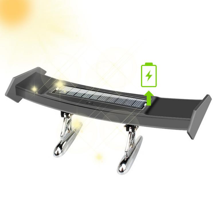 Universal Spoiler Wing Solar Powered Tail Lights Waterproof Car Wing ...