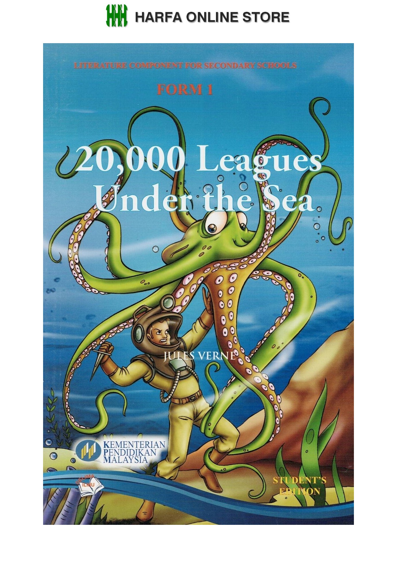 Buku Teks 20,000 Leagues Under The Sea Form 1 Text Book (English ...