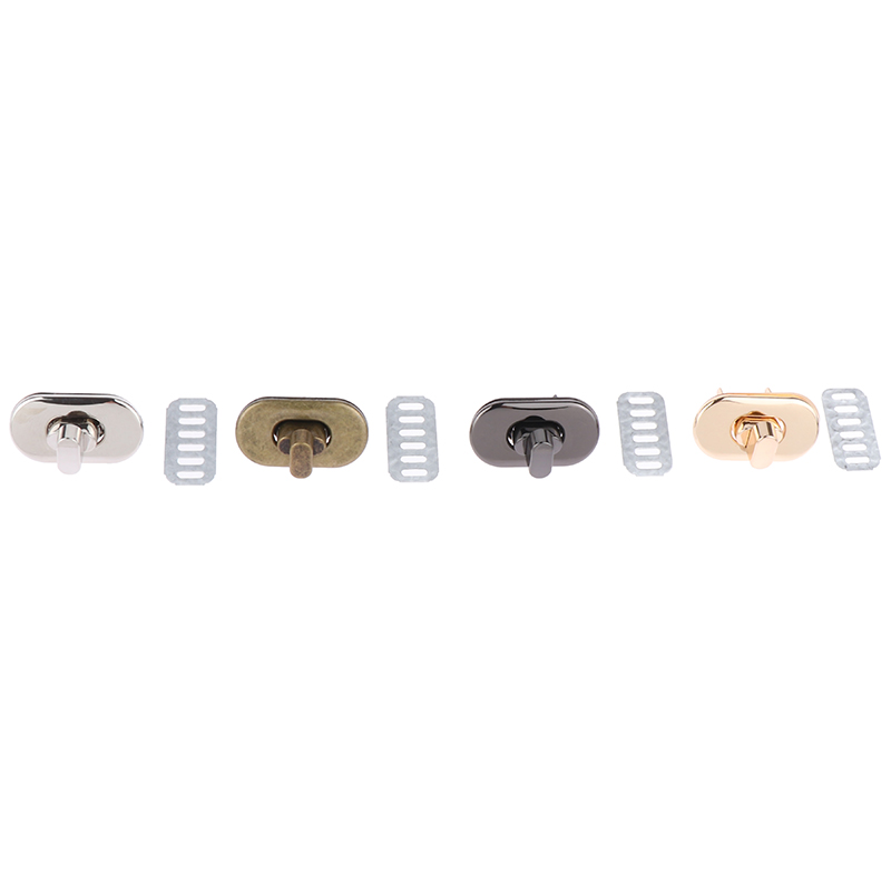 Mini Oval Twist Lock Turn Locks Metal Closure Buckle For Purse Wallet ...