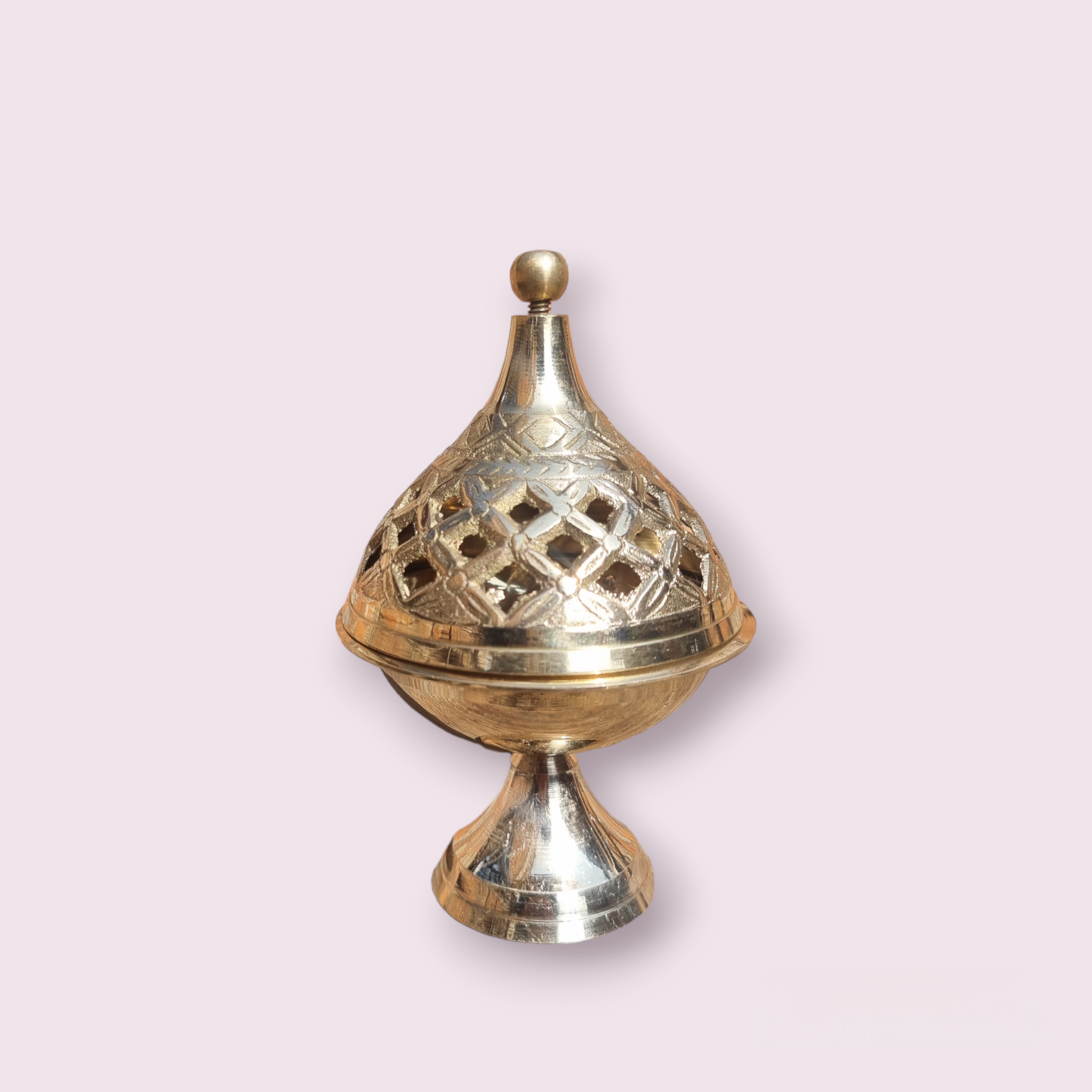 Brass Akhanda Batti Diyo/Deep Small 5 inch/13 cm | Daraz.com.np