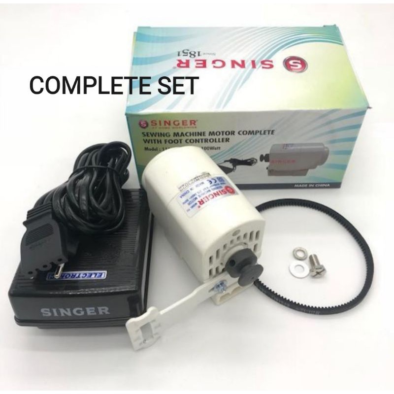 ⭐ [100% ORIGINAL] ⭐ 100 SINGER SEWING MOTOR COMPLETE WITH FOOT ...