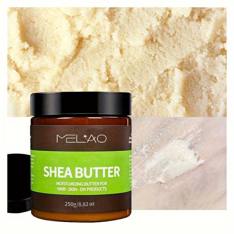 MELAO Organic Shea Butter for Body Face Organic , 100% Raw Unrefined to ...