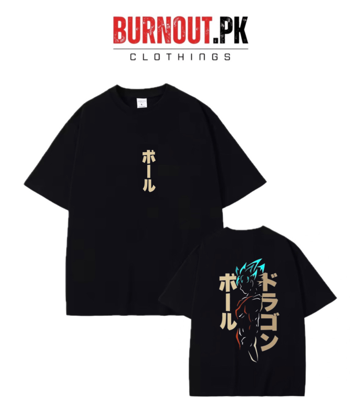 Burnout.pk New Trendy Summers Collection Printed Drop Shoulder Oversized Tshirt For Men / T ...