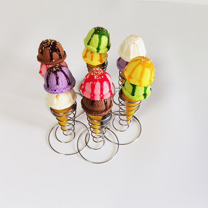 Kitchen accessories 1Pcs Cone Holder Stand Ice Cream Rack French Fry ...