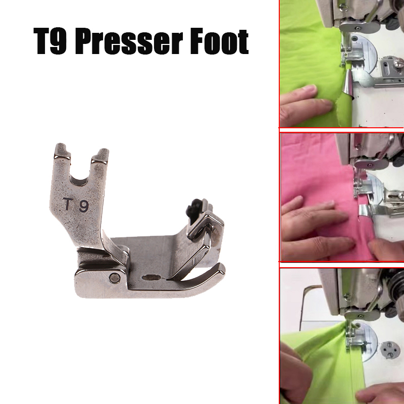1Pc Multifunctional Foot #T9 Adjustable Presser Foot Edge Hemmer Foot ...